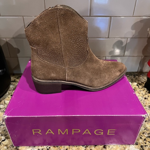 Rampage | Shoes | Brown Rampage Booties Like New | Poshmark